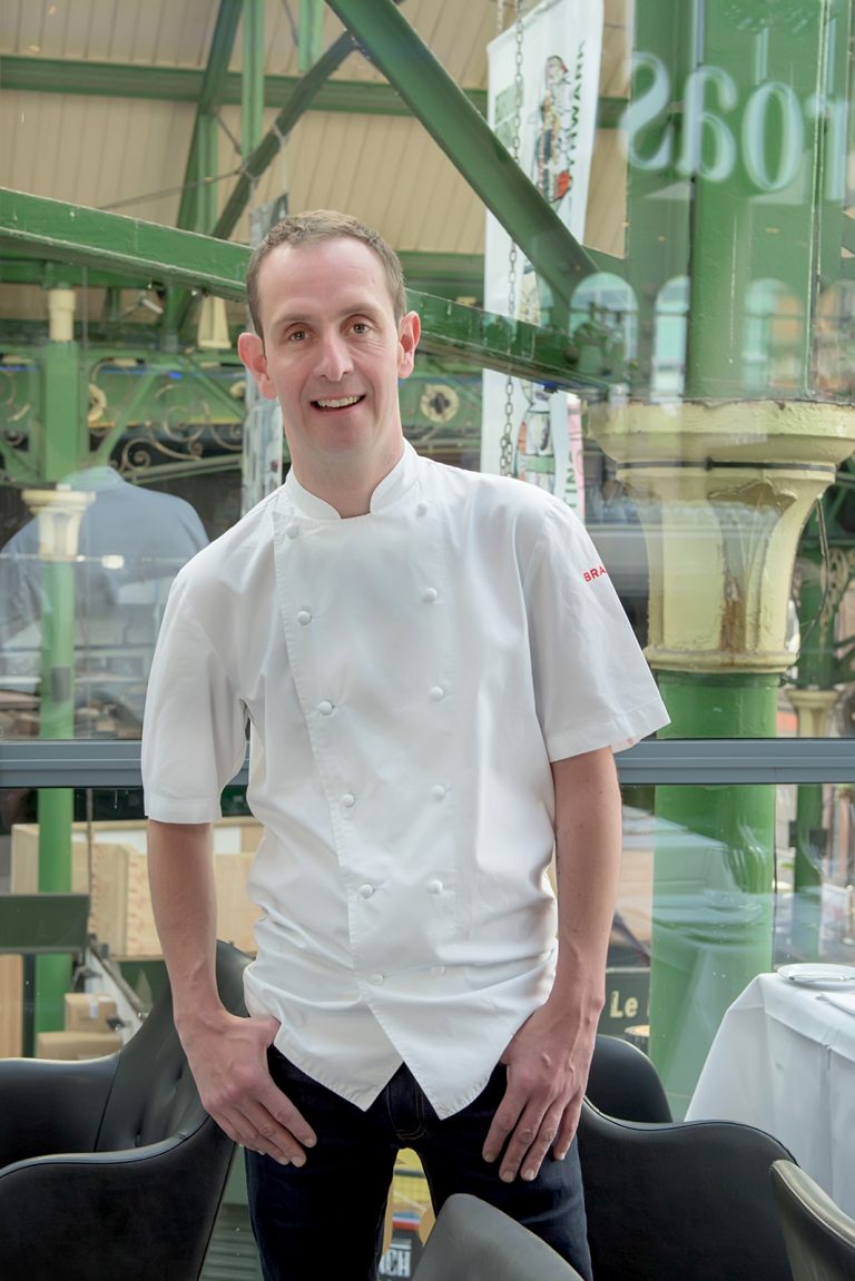 Stuart Cauldwell Chef at Roast Portrait | Susannah Fields Photography